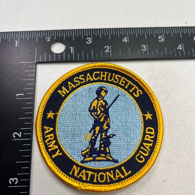 Military MASSACHUSETTS ARMY NATIONAL GUARD Patch M015 | eBay