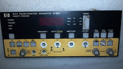 Function - Hp 8111A Pulse Function Generator