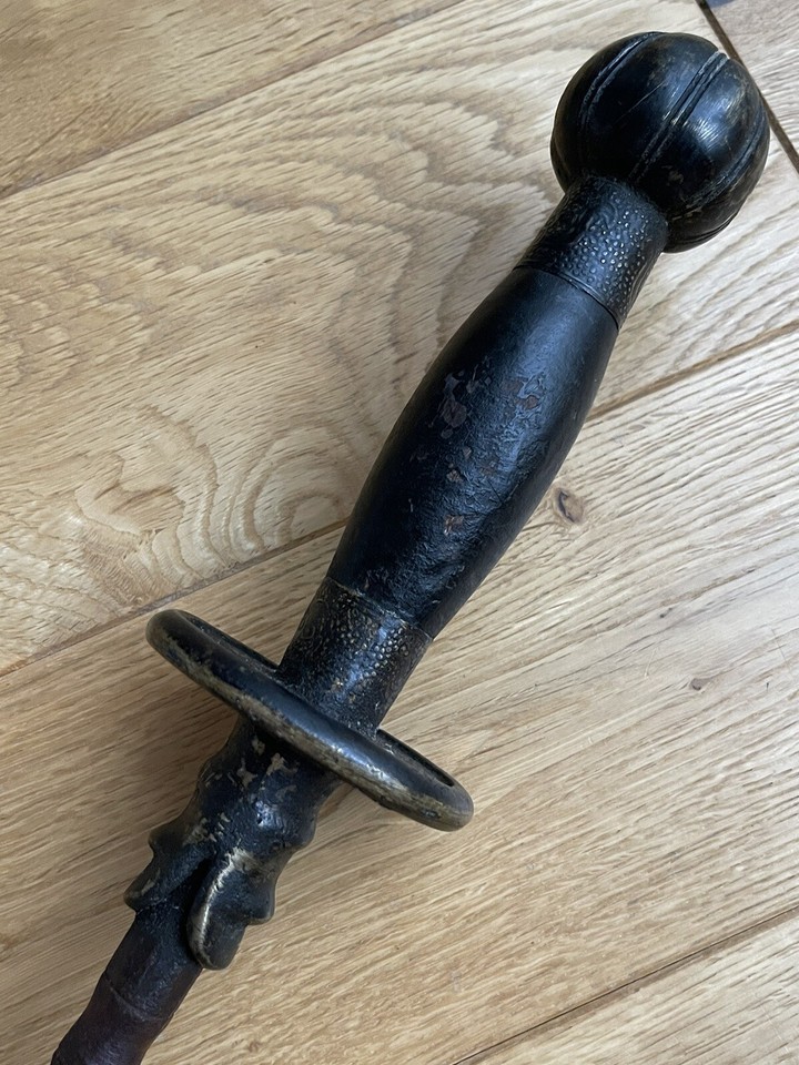 Antique Old Chinese Mace Weapon Sword Breaker | eBay