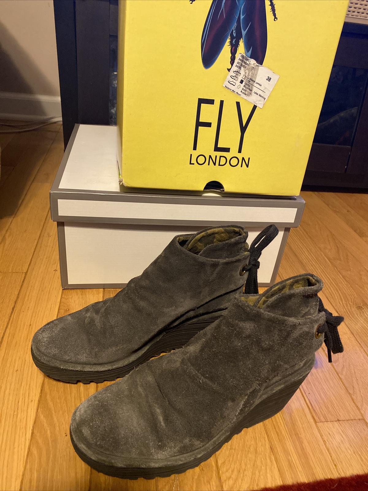 Fly London Diesel Booties Size 38 | eBay