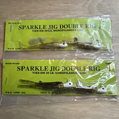 VTG Lot Of 2 Sparkle Jig Double Rig Lures Made In USA | eBay