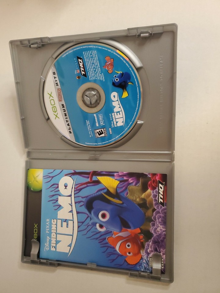 Finding Nemo (Microsoft Xbox, 2003) *Very Good - Complete* Disc Almost ...