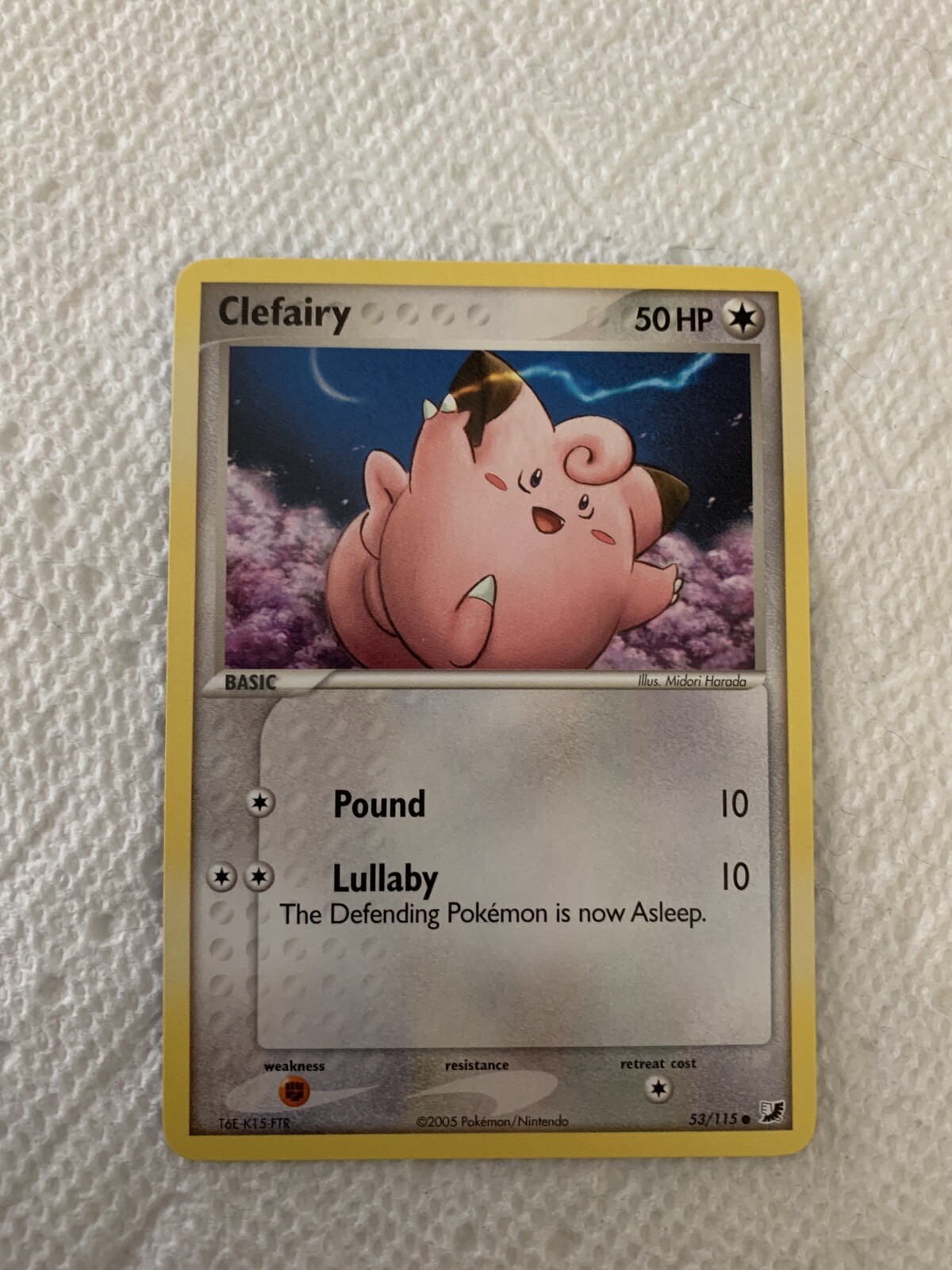 Clefairy 53/115 EX Unseen Forces Pokemon Card NM/M | eBay