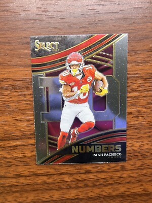 2023 Select Isiah Pacheco NUMBERS #NMB-IPA Panini Kansas City Chiefs ...