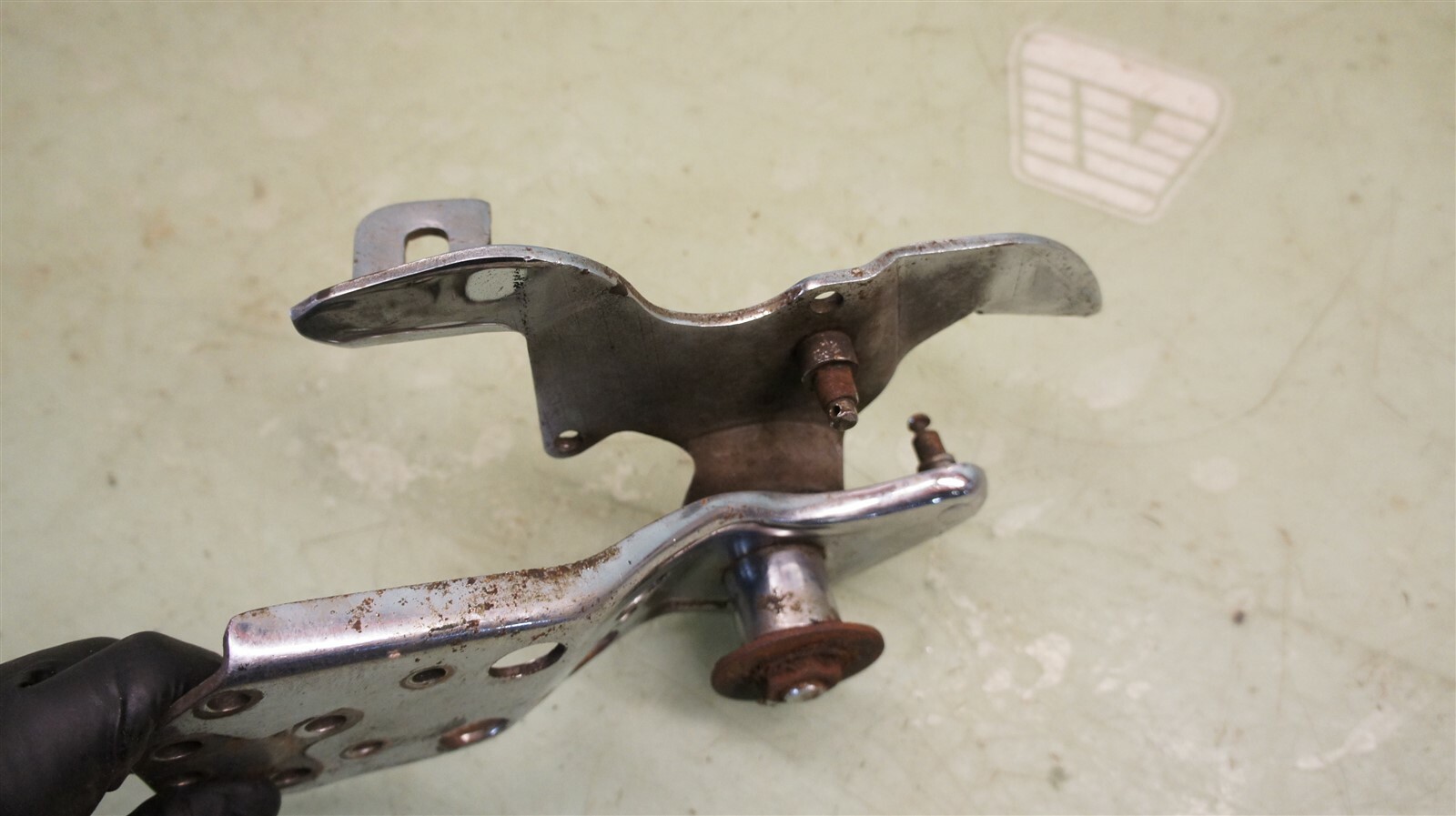 Harley OEM Knucklehead Panhead Flathead Chrome Rocker Clutch Foot ...