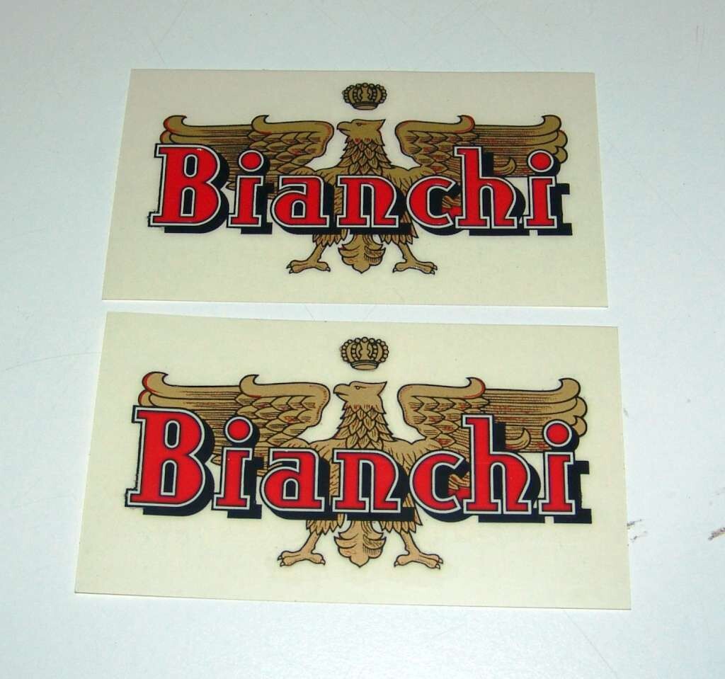 Pair Decals To Dry Stickers bianchi 100 X 55mm AD880053 | eBay