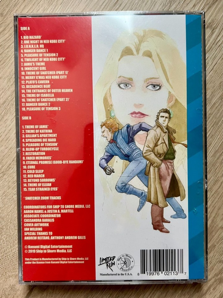 Snatcher soundtrack Sega CD Cassette Tape Limited Run Pax West ...