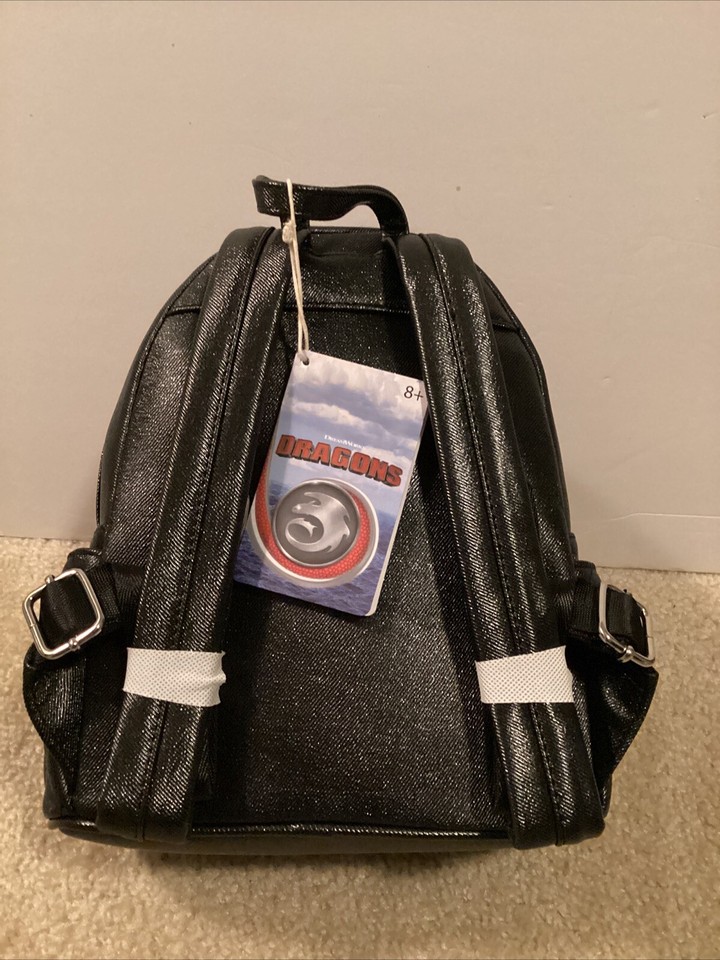 LOUNGEFLY DREAMWORKS DRAGONS MINIMAL QUILTED MINI BACKPACK~ WITH TAGS ...