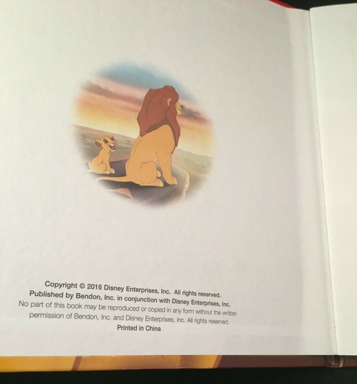 Disney - The Lion King - Storybook - Hardcover - Bendon | eBay