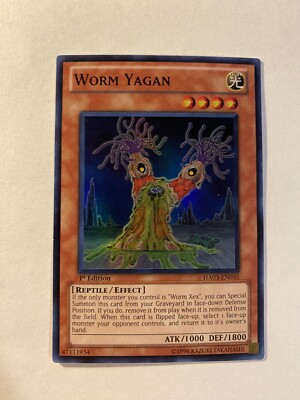 YuGioh Worm Yagan NM (1st Ed.) HA03-EN055 Super Rare Card | eBay
