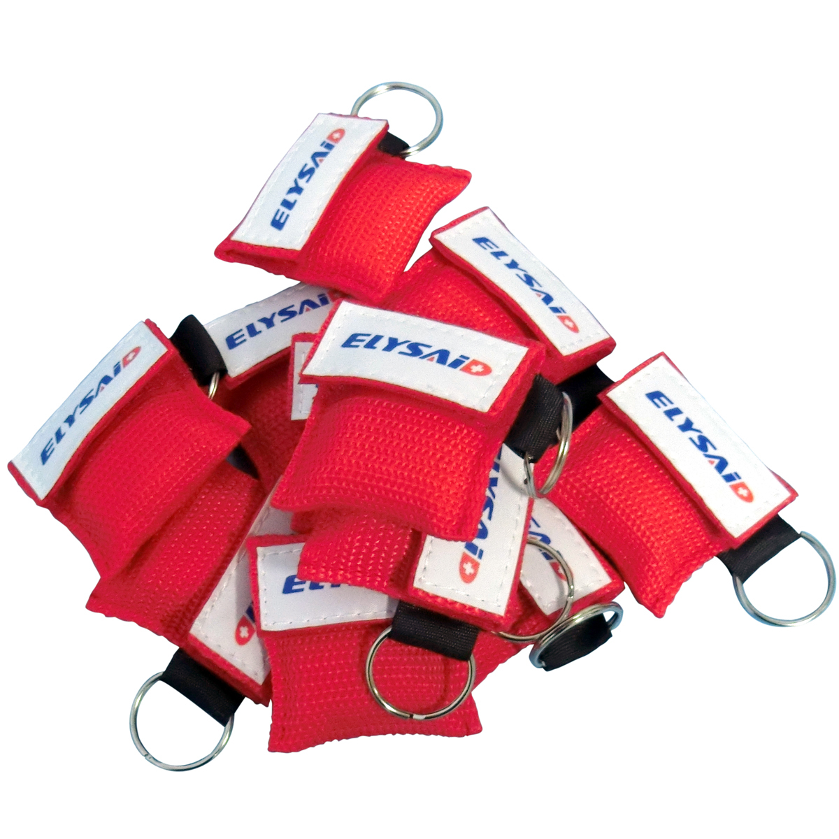 100pcs One Way Valve CPR Mask Resuscitator Face Shields For First Aid ...