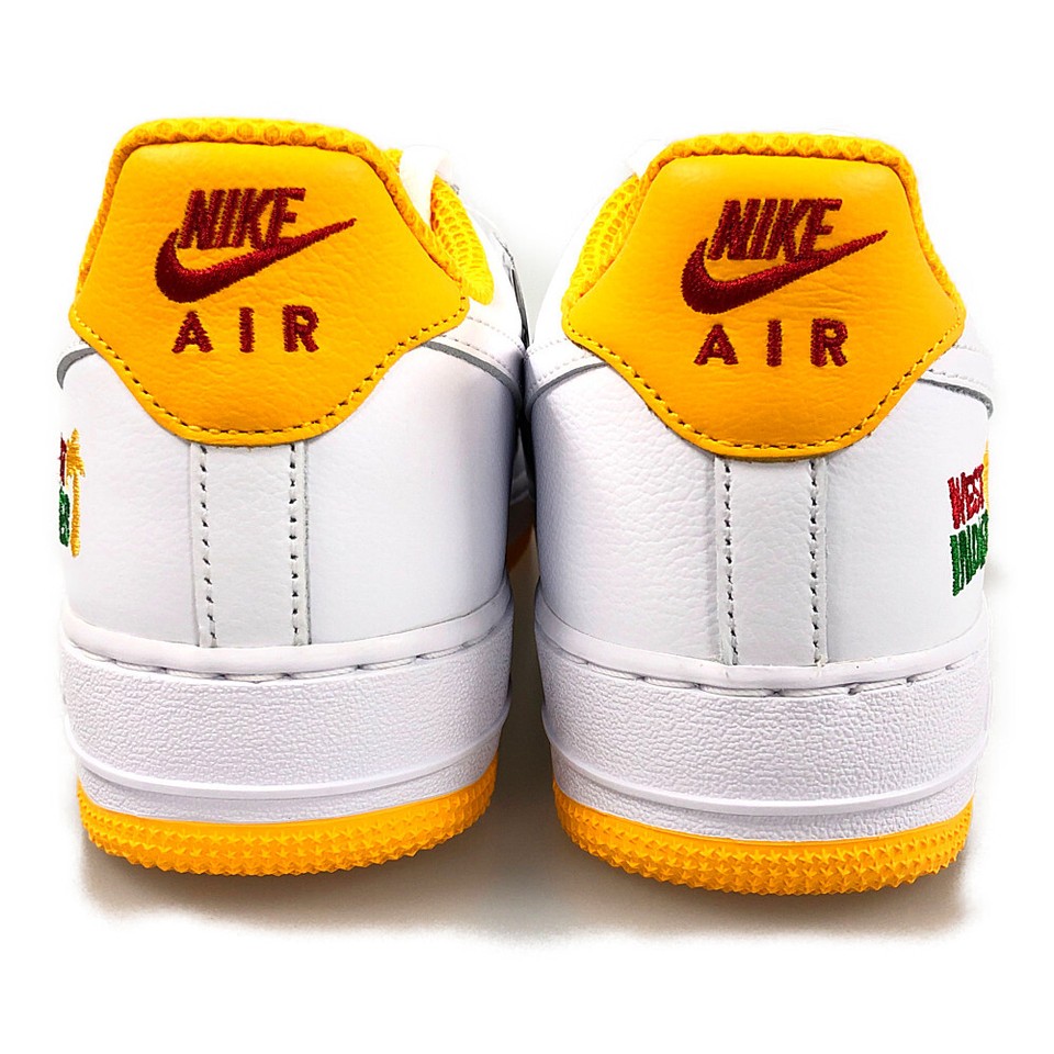 NIKE DX1156-101 AIR FORCE 1 LOW RETRO QS White×yellow US8.5 Genuine ...