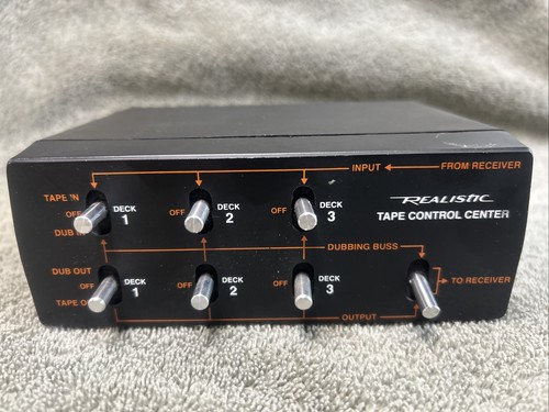 Vintage Radio Shack Realistic 3-Deck Stereo Tape Control Center Model ...