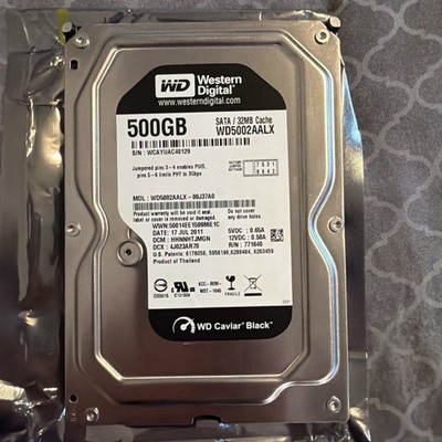 WD WD5002AALX 500GB 3.5" 6Gb/s 32MB 7.2K RPM SATA HDD P/N: WD5002AALX ...