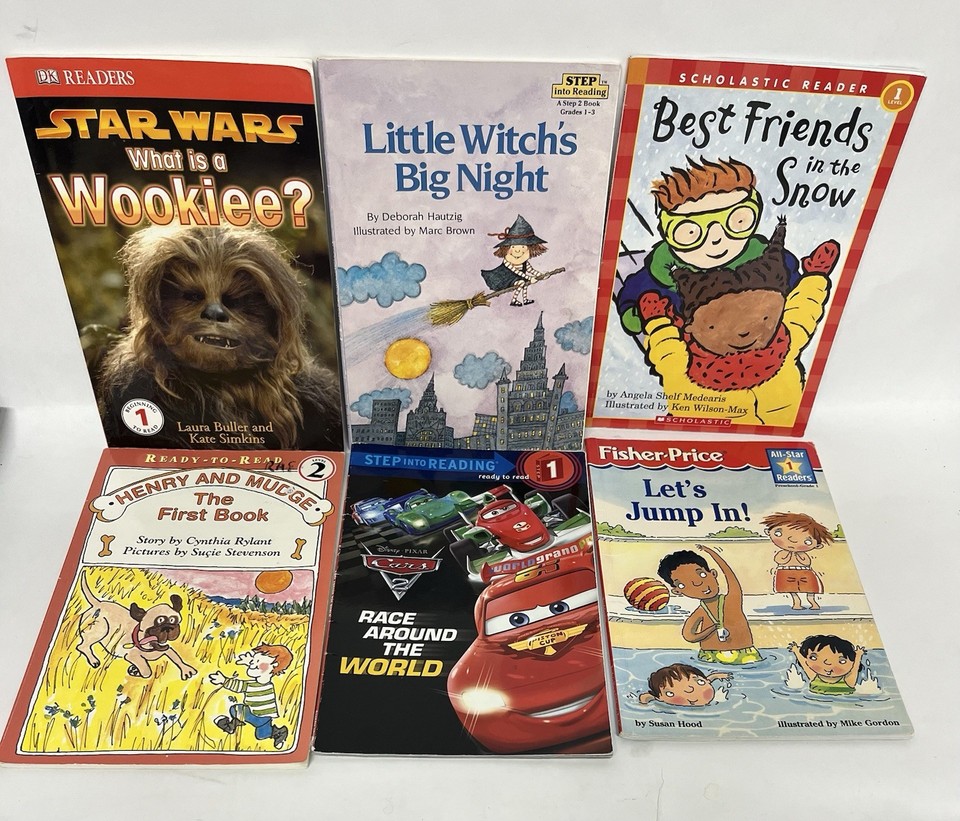 Lot 50 Early Easy Leveled Readers I Can Read Step Into Reading Learn to ...