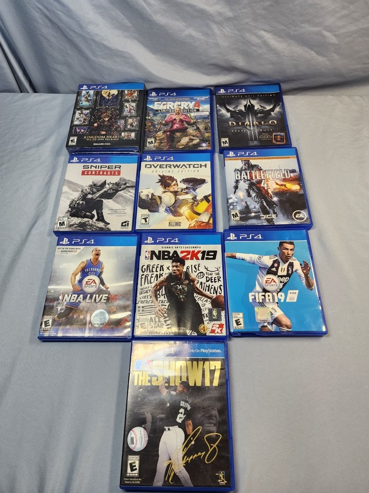 10 GAMES - PLAYSTATION 4- PS4 BUNDLE LOT- ***READ DESCRIPTION*** | eBay