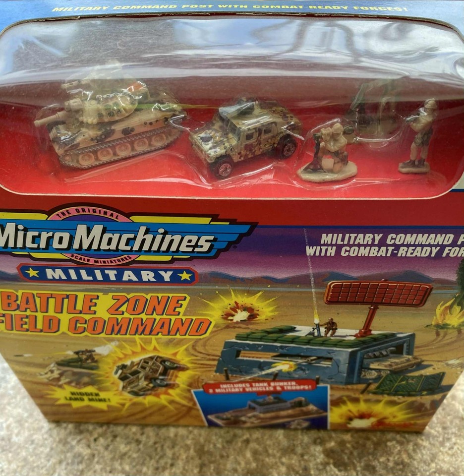 MICRO MACHINES BATTLE ZONES - FIELD COMMAND | eBay Australia