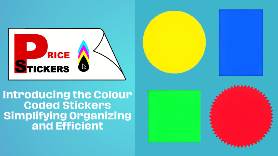 15mm Mixed Pack Assorted Round Coloured Code Circles Dots Stickers ...