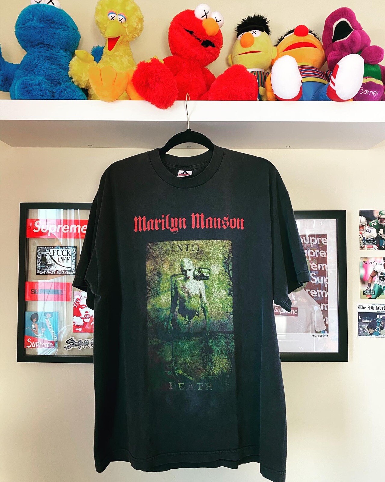 Vintage Marilyn Manson Hierophant Tarot Holywood T- S… - Gem