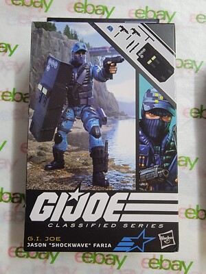 G.I. Joe Action Figure Classified Series 6" Jason Shockwave Faria #105 ...