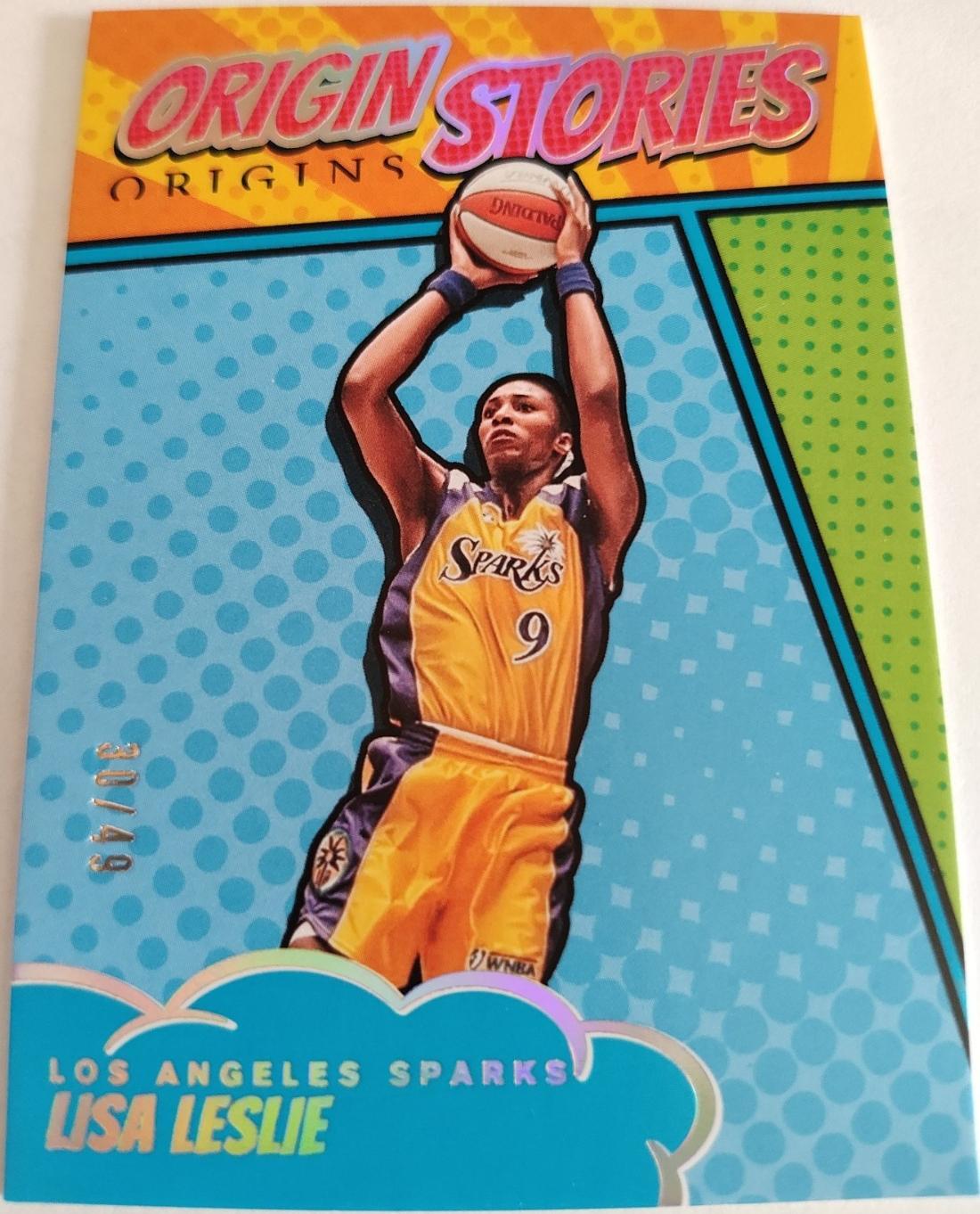2024 Panini Origins WNBA - Origin Stories Lisa Leslie #8 Teal /49 for ...