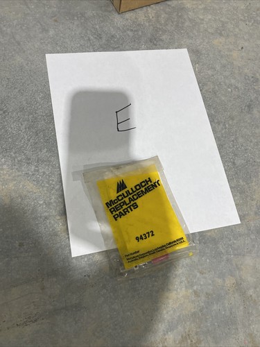 MCCULLOCH PRO MAC 650 CHAINSAW DECOMPRESSION VALVE ASSEMBLY 94372 NEW ...