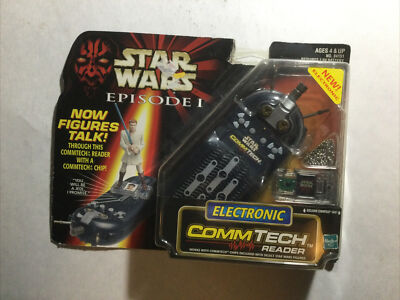 Star Wars Episode 1 Electronic Commtech Reader On Card Damaged Card ...