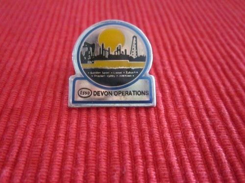 ANCIEN PINS ESSO DEVON OPERATIONS PIN'S | eBay