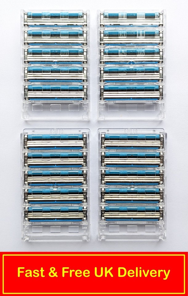 Tri-Flexxx Triple Blade Razor Blades to fit Gillette Sensor, Excel - 1 ...