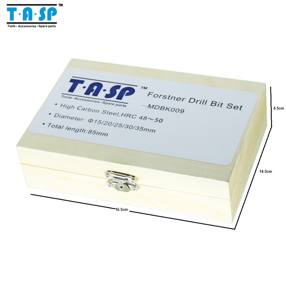 5x Forstner Flat Wood Drill Bit Set Hole Saw Cutter Wood Tools with ...