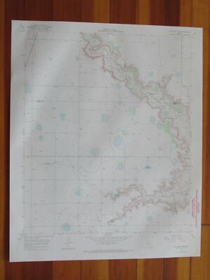 Floydada SE Texas 1968 Original Vintage USGS Topo Map | eBay