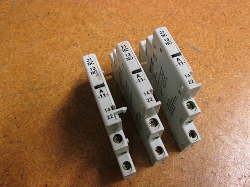 Allen Bradley 140-A11 Ser C Auxiliary Contact 10A 600VAC Used Broken ...