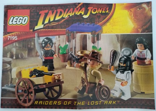 LEGO Indiana Jones Ambush in Cairo 7195 Raiders of the Lost Ark, Manual ...