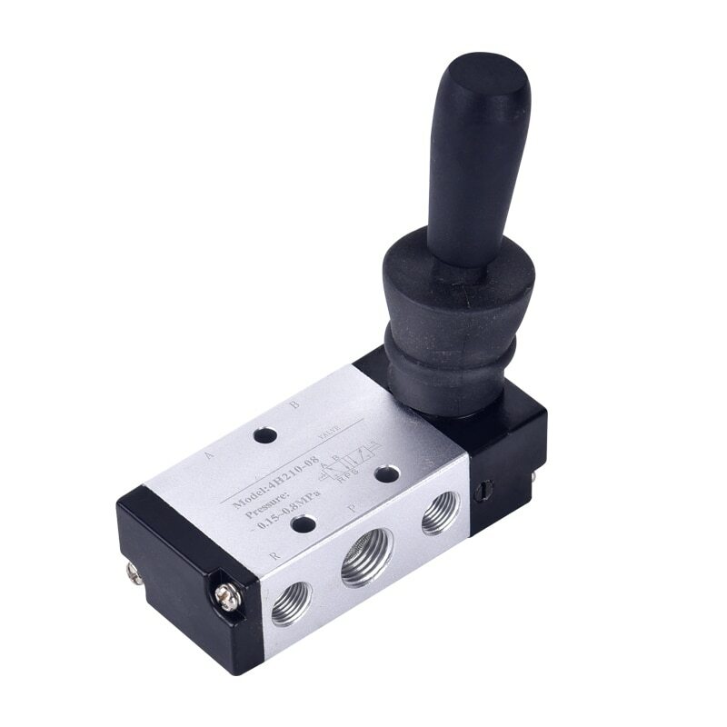 5/3 way air hand control valve spring return control Manual valve ...