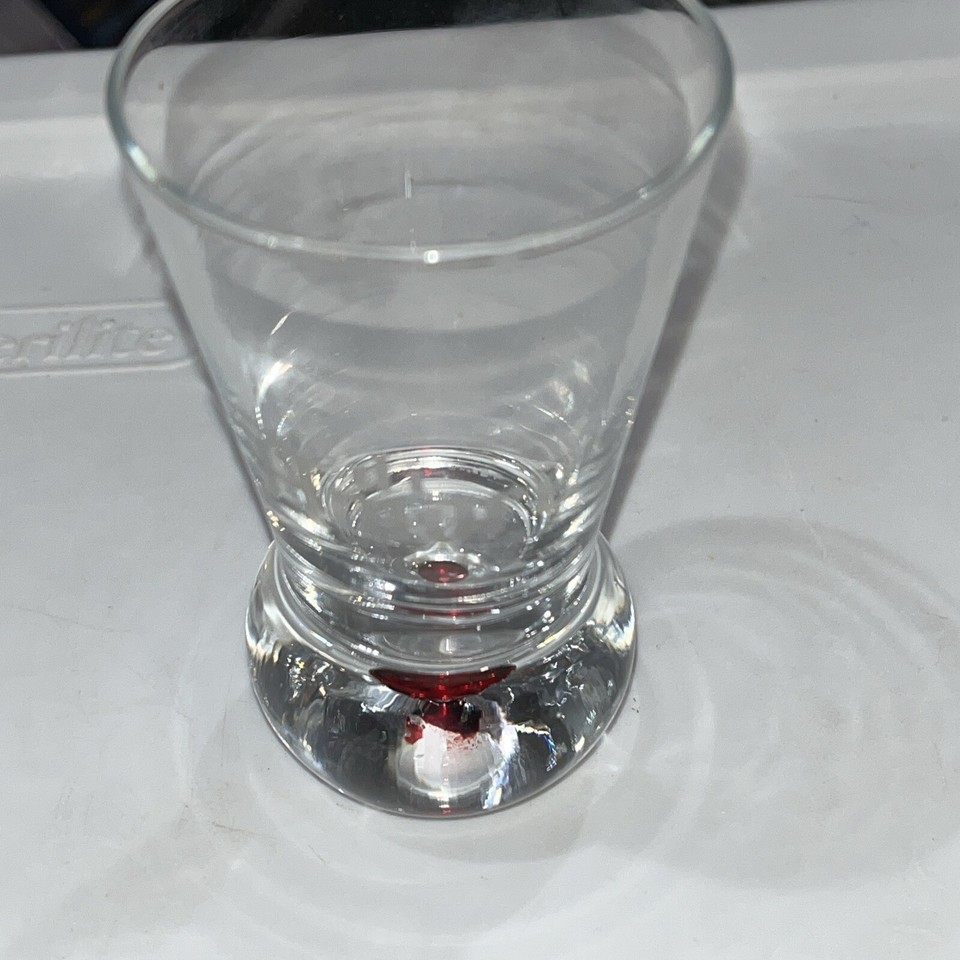 Di Amore shot glass, nice shape/color to shot glass, Etched logo on ...