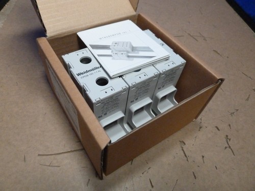 3x WEIDMULLER POWER DISTRIBUTION BLOCKS WPDB 185 1-1 AL 1879400000 [#17 ...