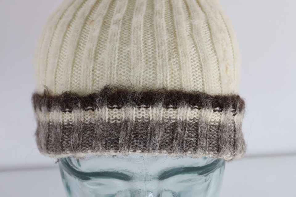 Vintage 70s Mid Century Modern MCM Iceland Handmade Wool Knit Pom ...