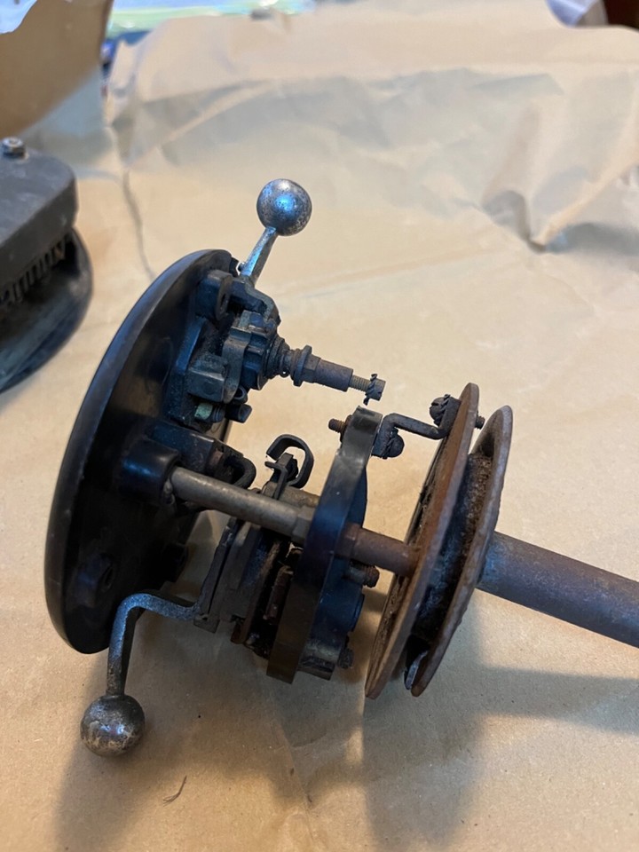 Vintage car 1920s 1930s steering wheel centre horn headlight indicator ...