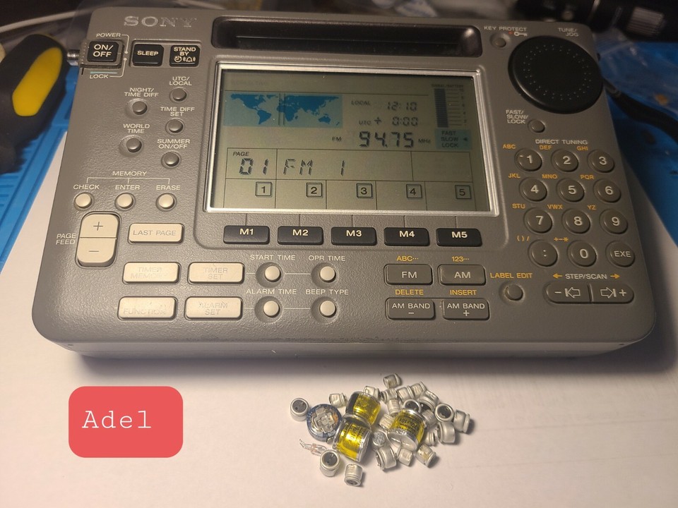 SONY ICF-SW55 Shortwave Radio Restoration, Repair, Update & Upgrade ...