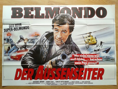 LE MARGINAL 1983 German 2-sheet poster / Jean - Paul Belmondo RENATO ...