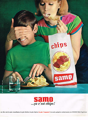 PUBLICITE ADVERTISING 014 1964 SAMO chips 2 | eBay