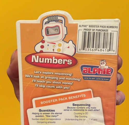 Hasbro PLAYSKOOL ALPHIE BOOSTER PACK Cards - Numbers | eBay