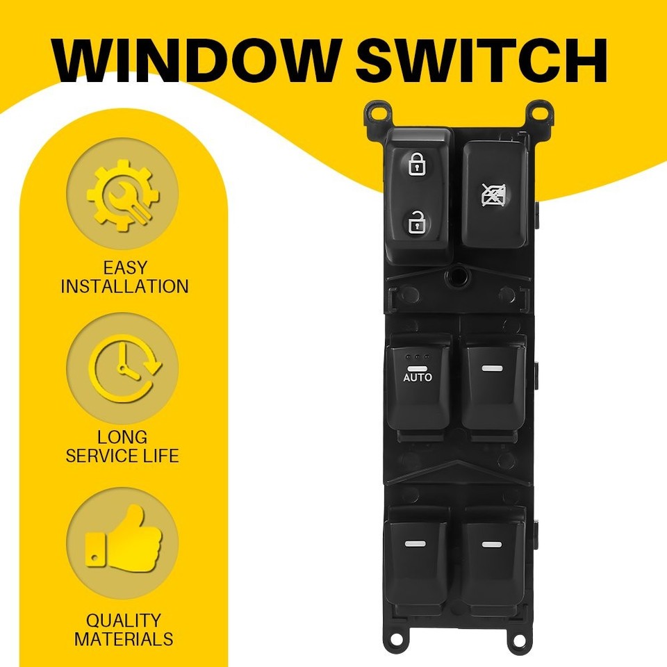 Master Power Window Switch Left Fit Kia Rio (4Door) 2012-2015 Left ...