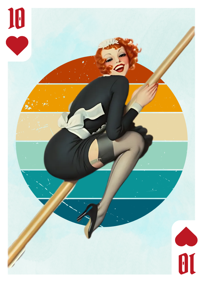 Retro Glamour Pin-Up Girls Playing Cards – Vintage Style Collectible ...