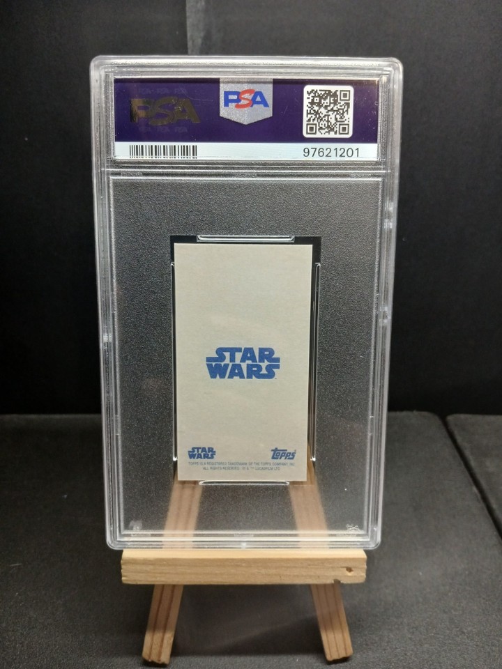 2022 Topps 206 Star Wars Skad The Mandalorian Star Wars Logo Back PSA ...