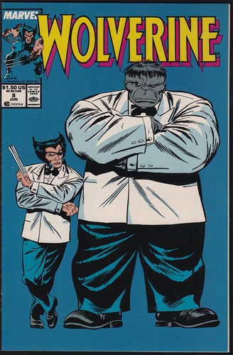 Marvel Comics WOLVERINE #8 Patch and Joe Fixit Classic Cover 1989 VF/NM ...