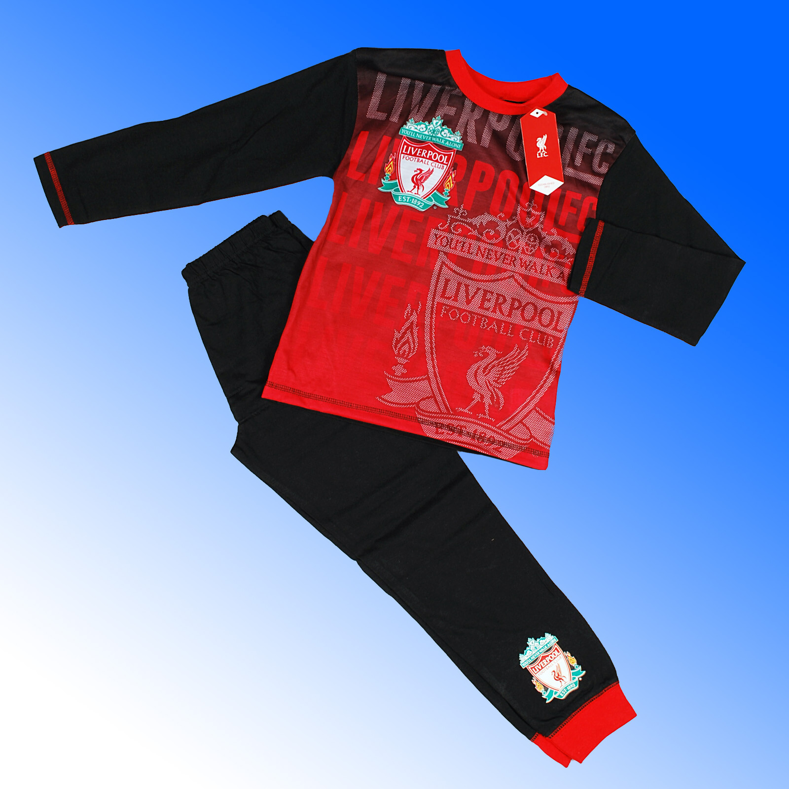 Boys Liverpool Pyjamas LFC Age 3 4 5 6 7 8 9 10 11 12 13 Years | eBay UK