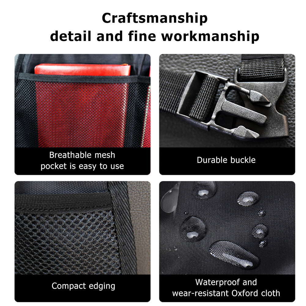 Waterproof Car Rear Seat Back Cover Protector Anti Kicking Mat Pad ...