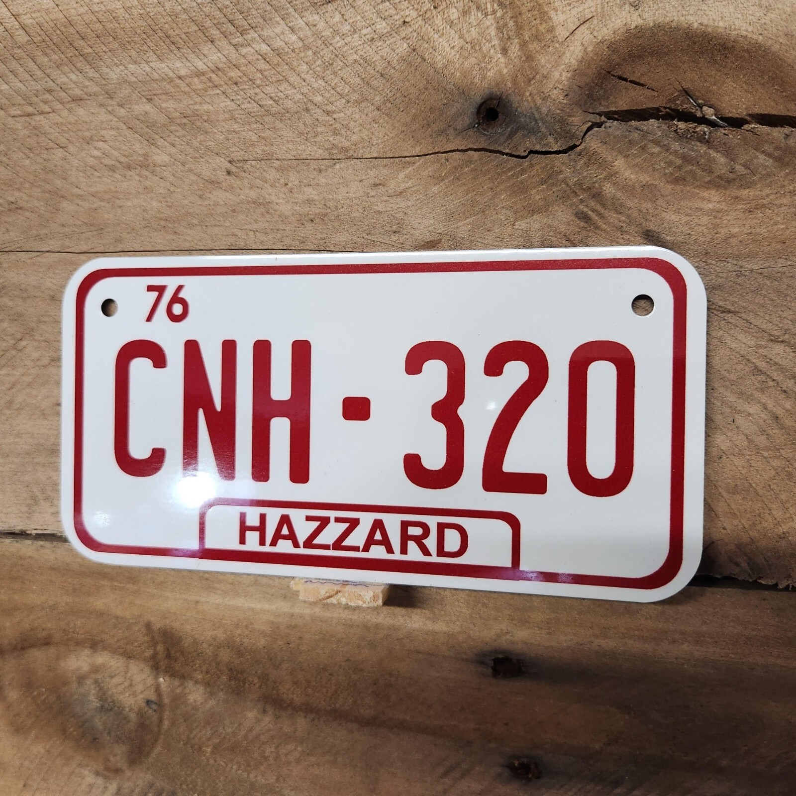 CNH-320, DUKES OF HAZZARD, CUSTOM TEXT HAZZARD COUNTY LICENSE PLATE ...