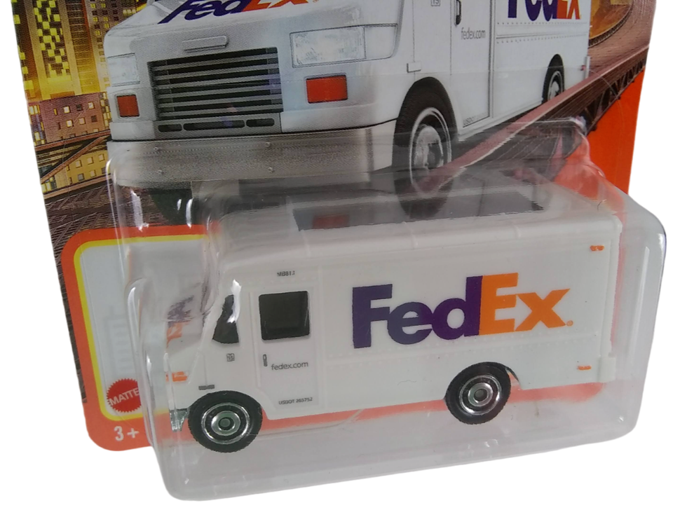 FedEx Express Delivery Matchbox Die Cast Parcel Mail Truck Van 1:64 ...